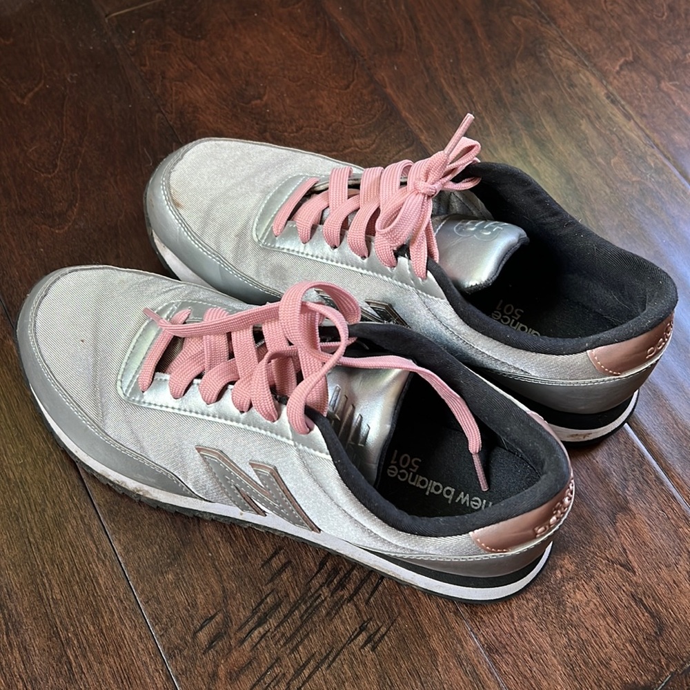 //New Balance// Classic Silver 501 Sneakers - Gem